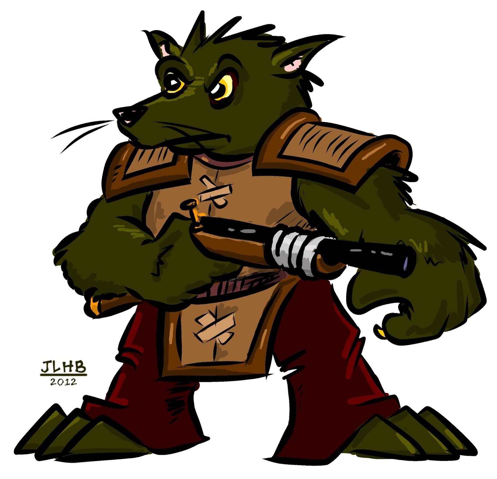 Bernie the Flumph: Scravers--A "Mutant Future" Monster