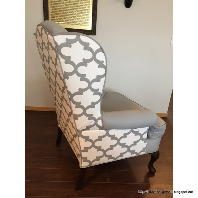 Laura Thoughts: Two Tone Wing Back Chairs