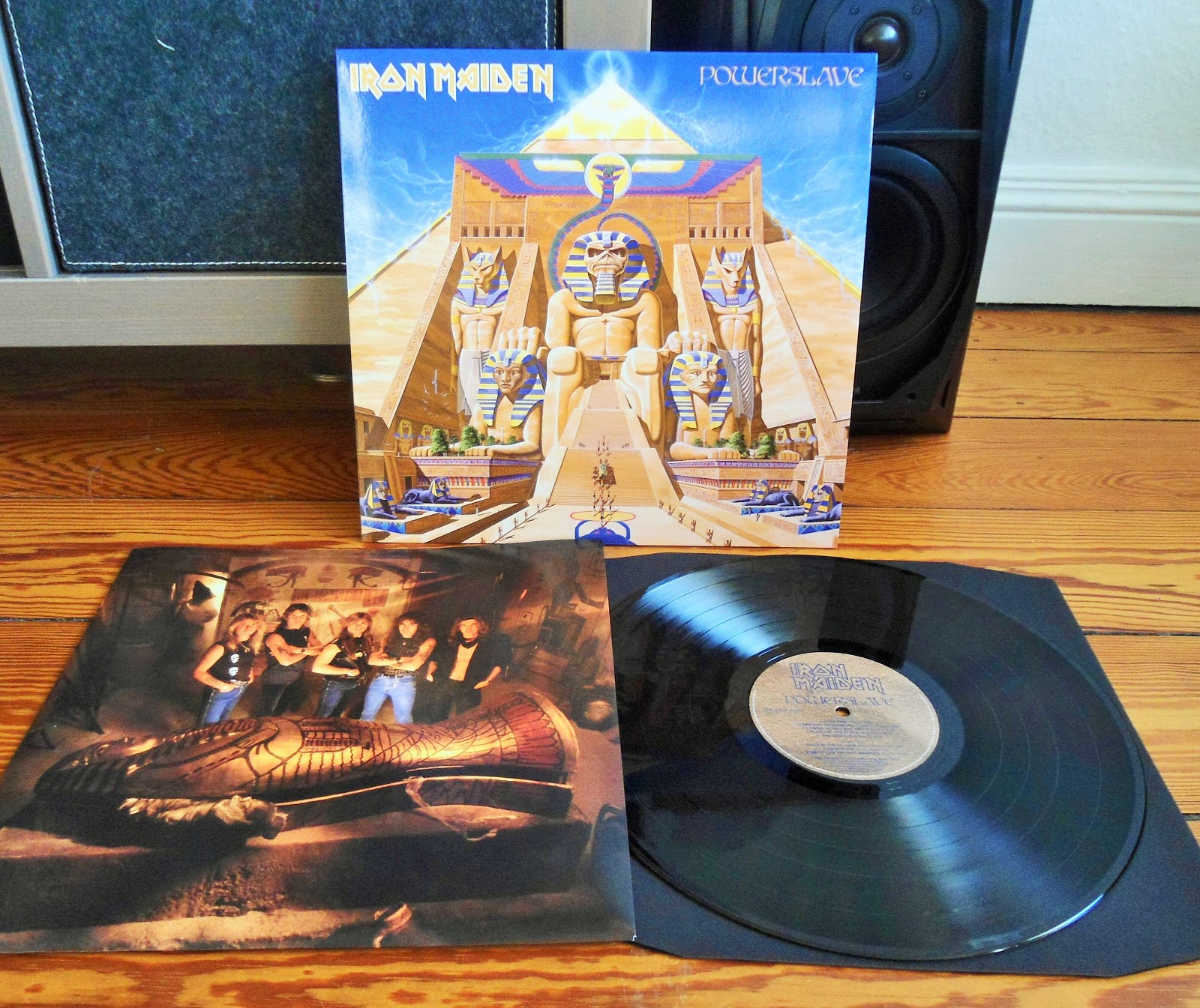 hardcore/metal vinyl: iron maiden - powerslave