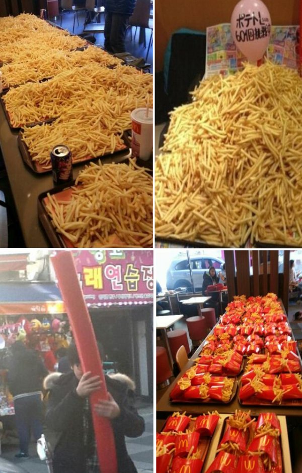 Gusts Of Popular Feeling: Donga Ilbo reports on the french fry party