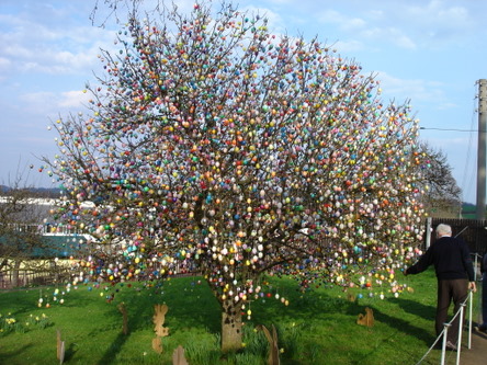 The Domestic Curator: EIERBAUM....and you didn't think Easter eggs grew ...