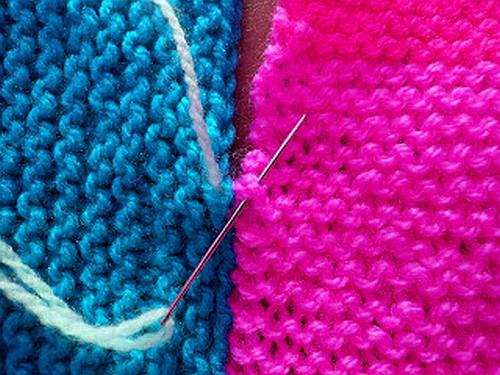 Knitting Galore: Wednesday Question: How To Join Knitted Squares?