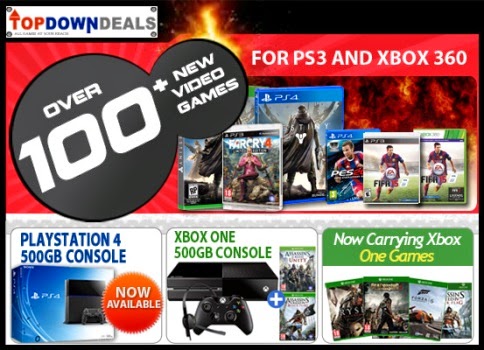 TopDownDeals super savings on video games and more
