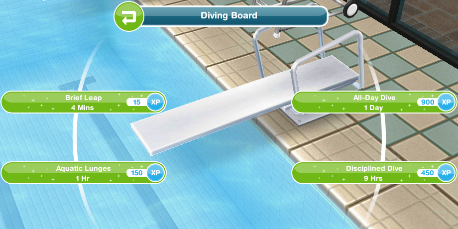 Sims Freeplay Quests and Tips: Hobbies: Diving