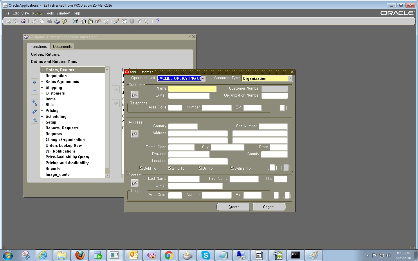 Oracle applications: Call D2K Form from OAF Page