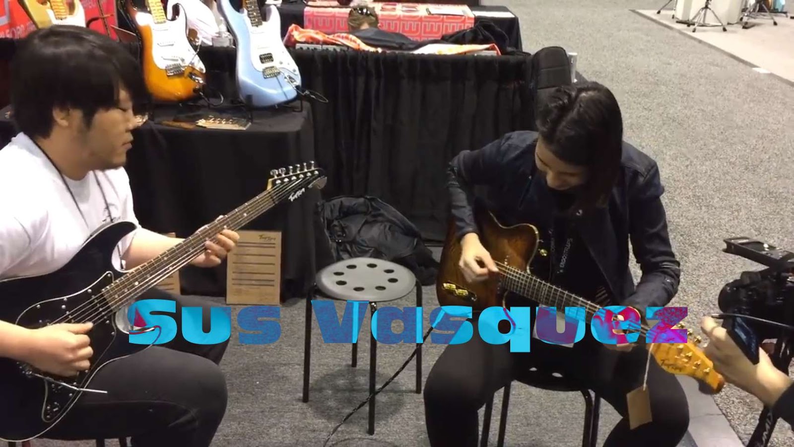 Sus Vasquez: NAMM 2018 Taey Kang Guitars with Youngmin Kim
