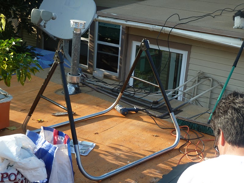 Gidget's Garden: Lifetime compost tumbler assembly