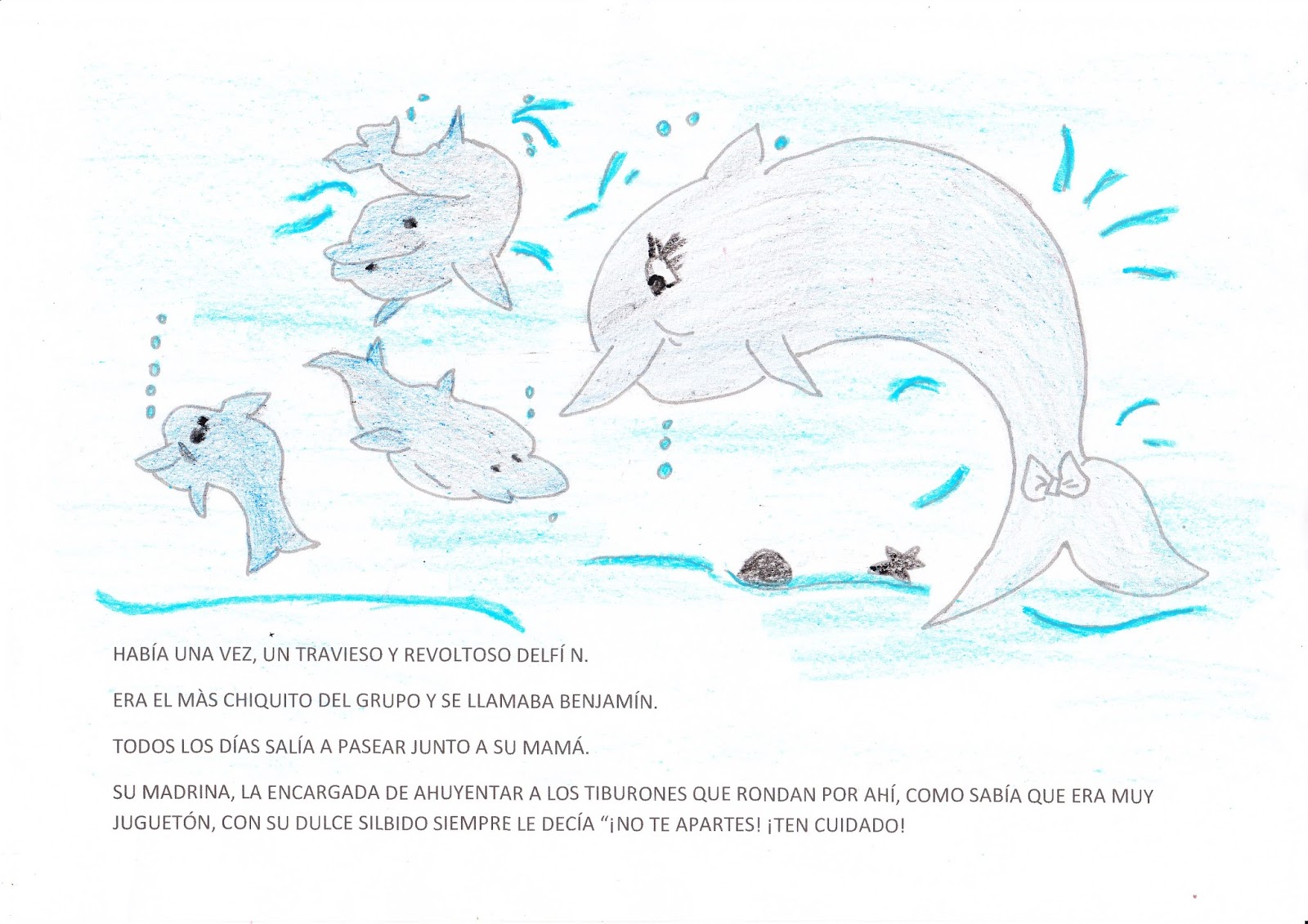 La magia de mirar: NUESTRO CUENTO DEL DELFIN