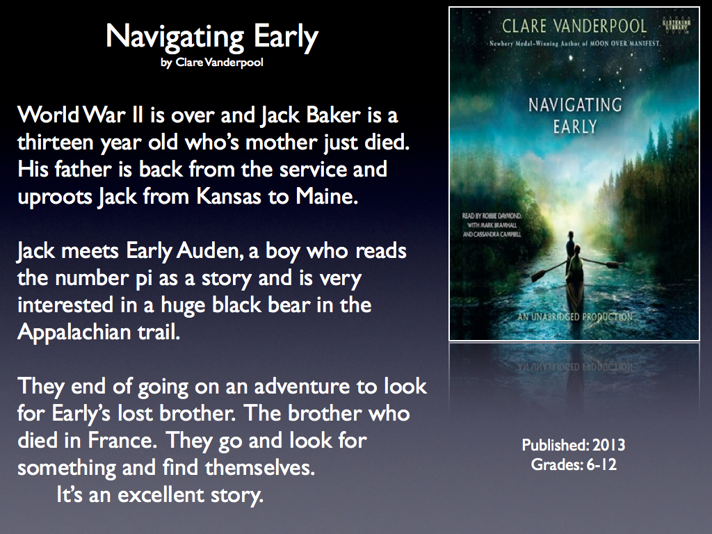 Young Adult Reading Machine: Navigating Early by Clare Vanderpool