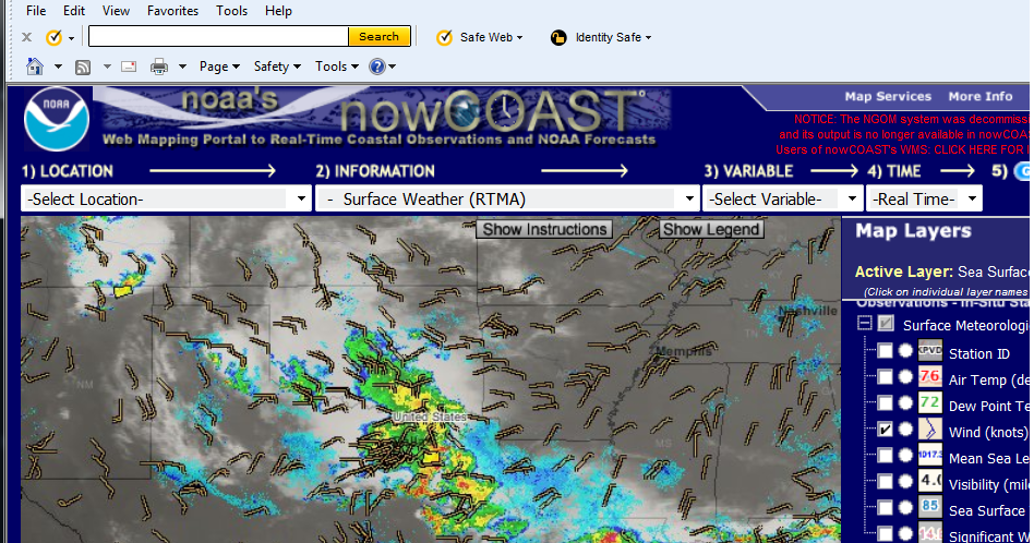 Open Source GIS Blog: Weather, GIS Viewers, and Data