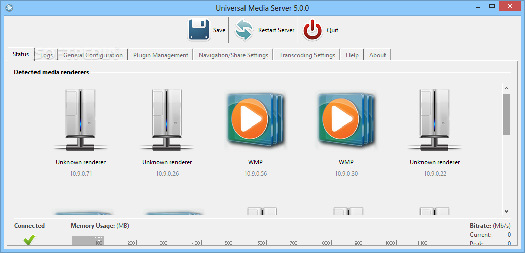 Universal Media Server İndir - DNLA Medya Sunucusu