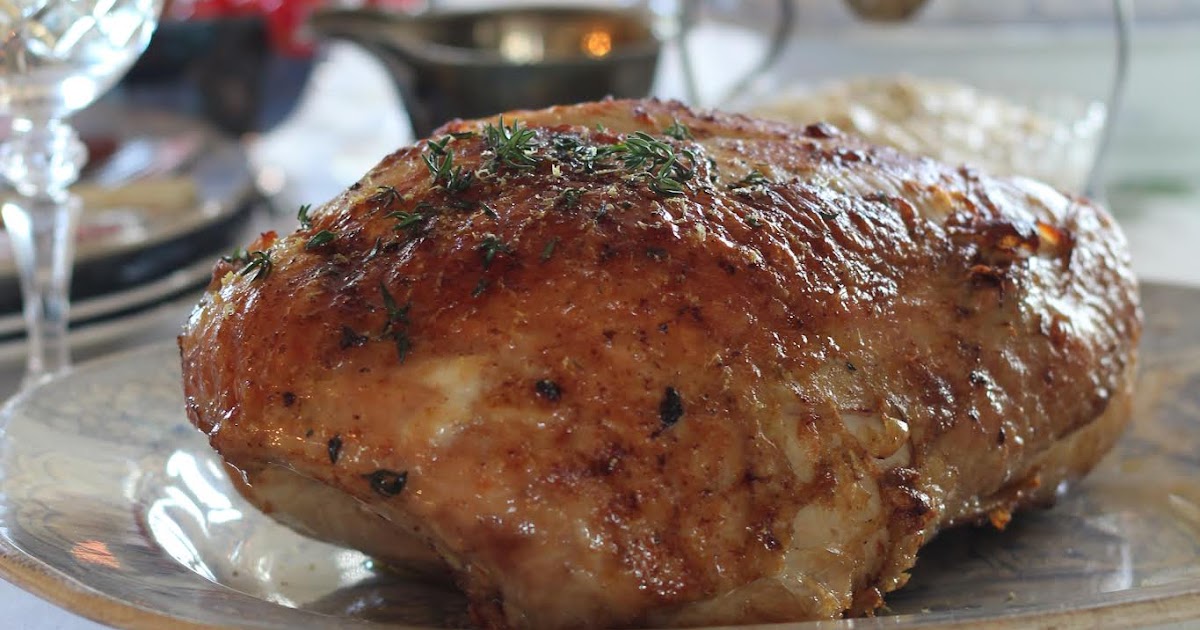 Poached & Butter Basted Turkey Breast | Nessa's Family Kitchen