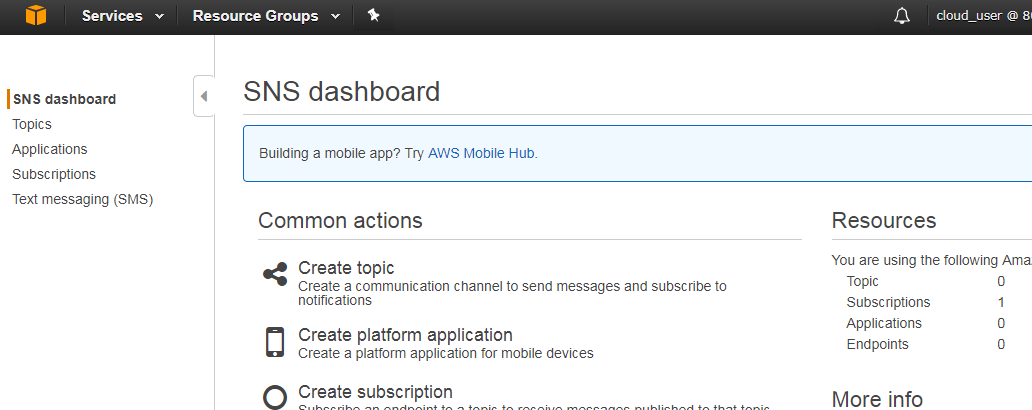 A system engineer's notes: Using AWS Simple Notification Service (SNS)