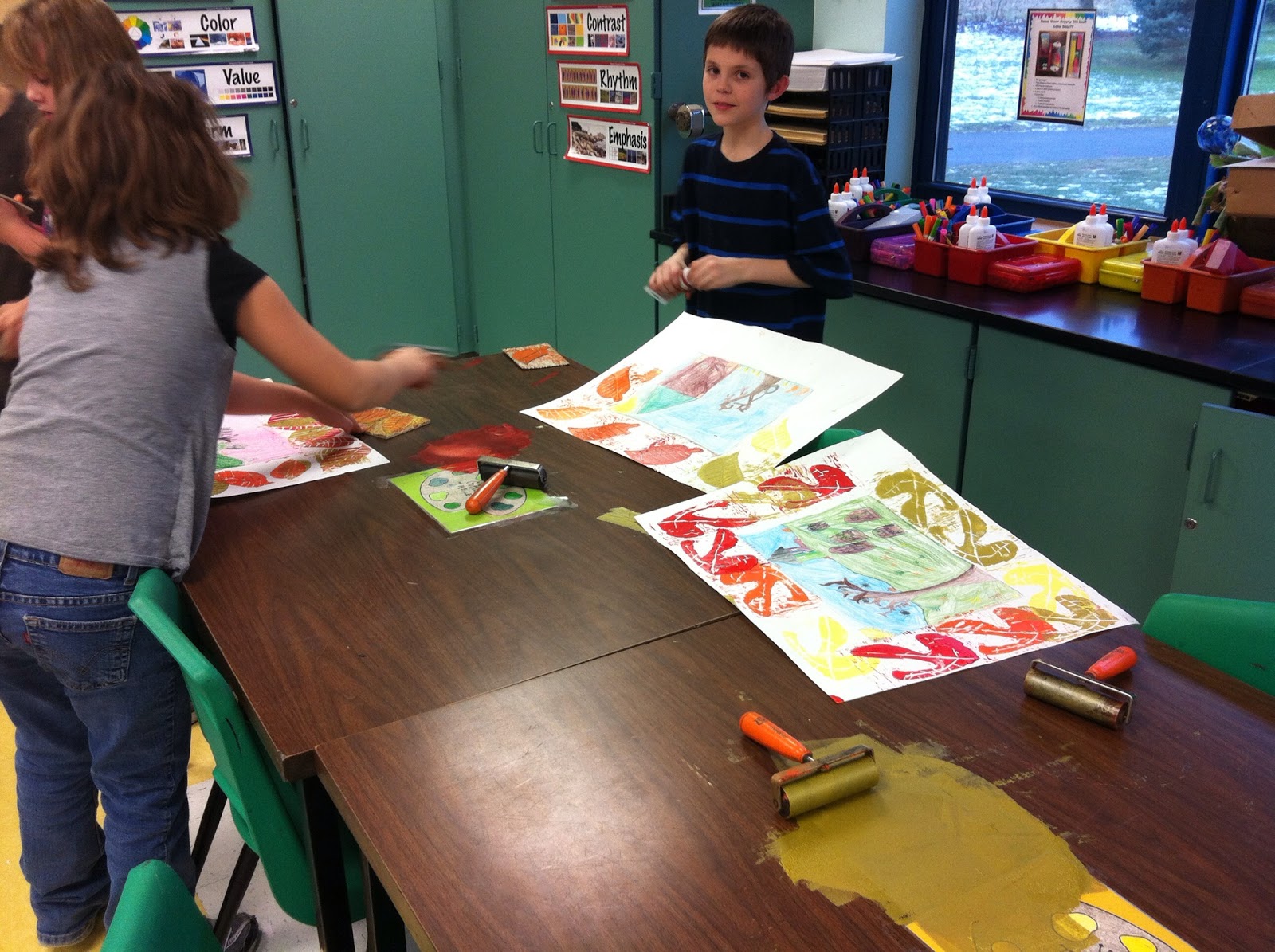 Art Room 104: Fall Drawings and Prints-4th Grade