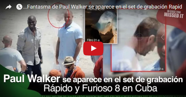 Paul Walker ‘s ghost appears in Cuba in recording Set Fast and Furious ...