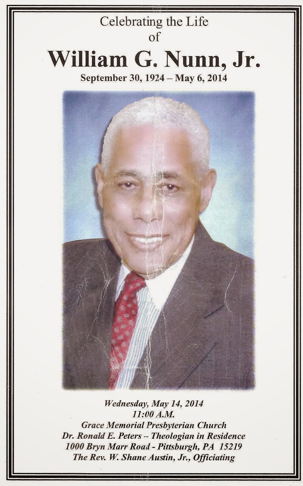 Black Buzz: Celebrating the Life of William G. Nunn, Jr.