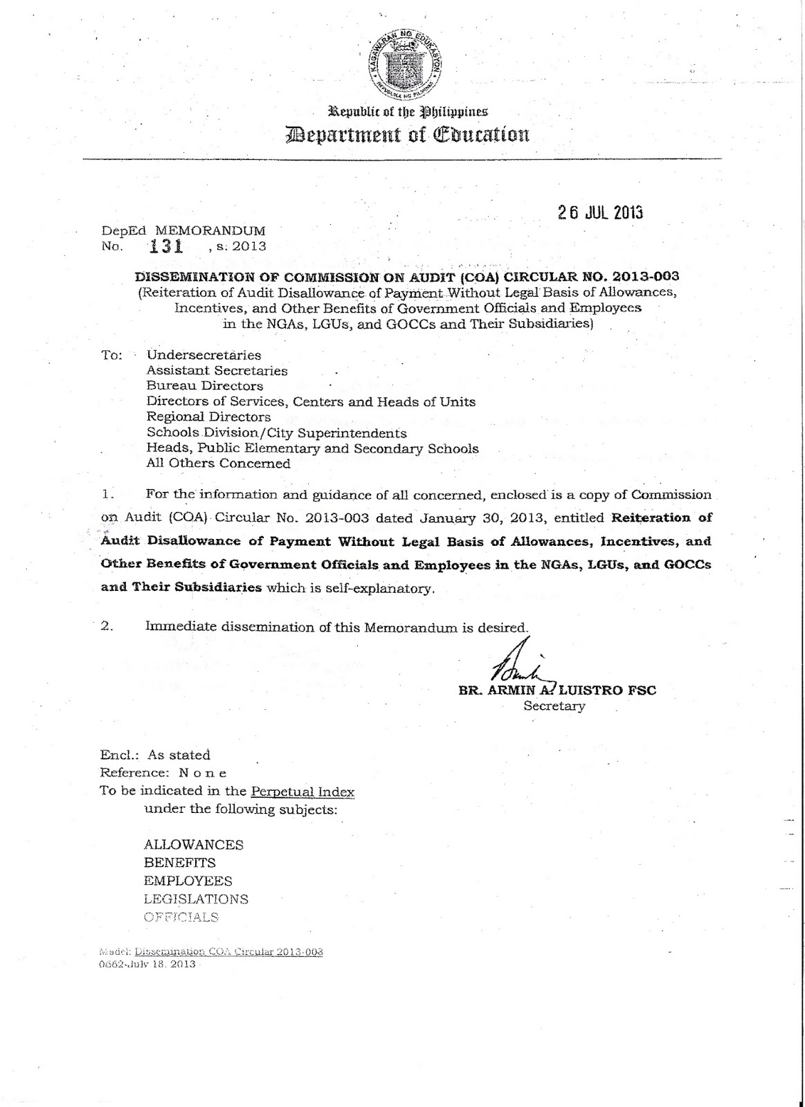 Department of Education Manila: Division Memorandum No. 473 ... Department of Education Manila: Division Memorandum No. 473 ...