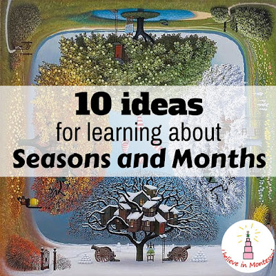 10 Ideas for learning about seasons in Montessori classroom or home - I ...