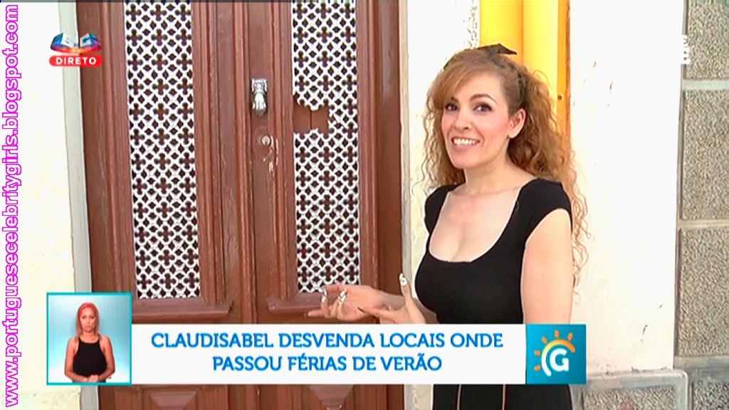 Claudisabel mostra tudo (decote e mini-saia) - Boas.pt - Celebridades e ...