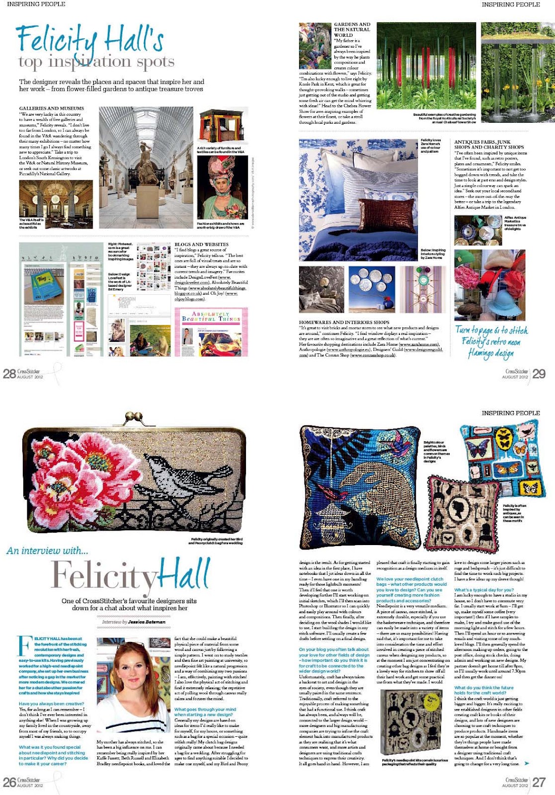 Felicity Hall Contemporary Needlepoint