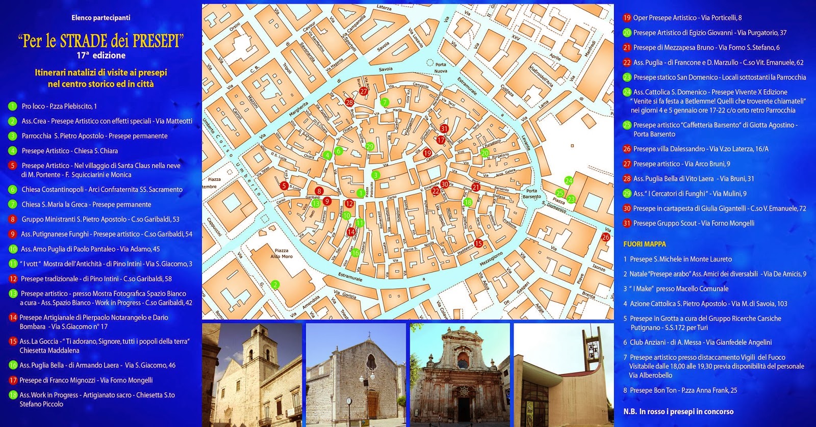 PUTIGNANO, TURISMO SOSTENIBILE NELLA CITTA' DEL CARNEVALE!: gennaio 2014