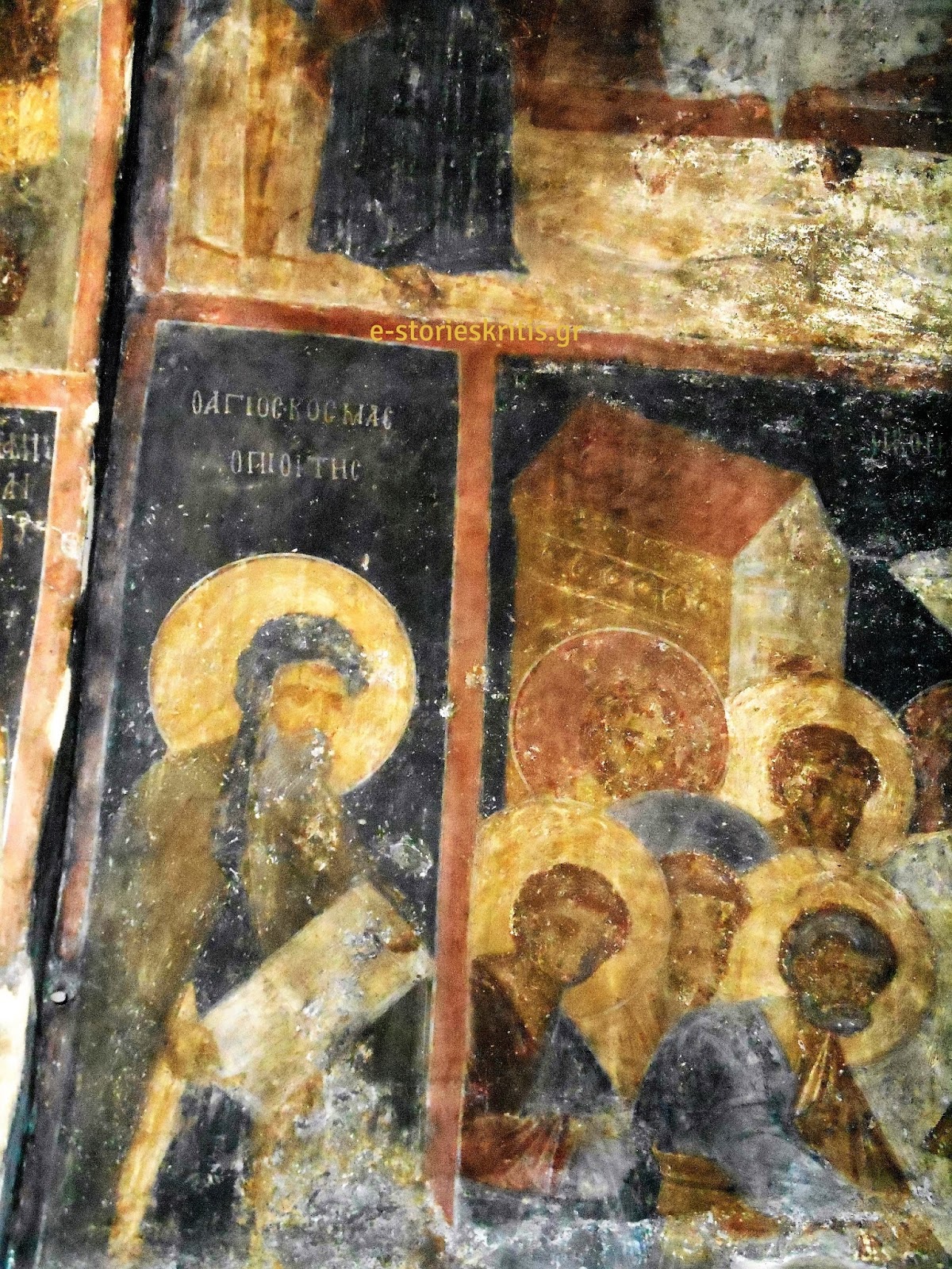 Ο Άγιος Ιωάννης των Ανωγείων με τις σπάνιες τοιχογραφίες του 14ου αιώνα ...