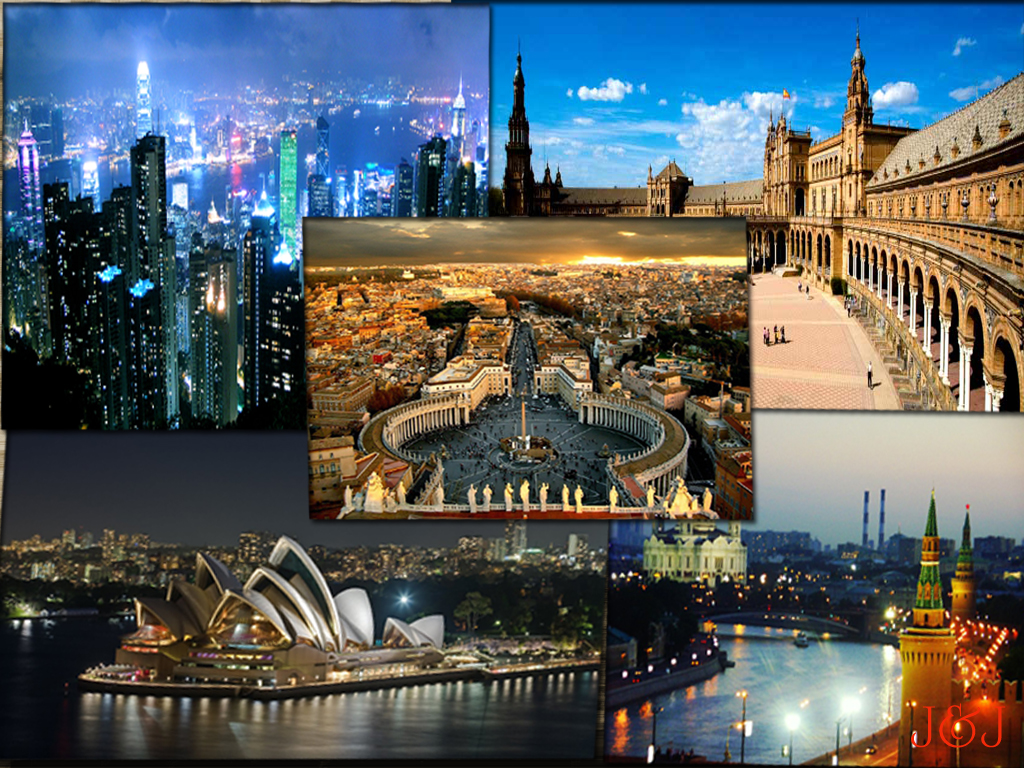 Photoshop J&J: Collage de ciudades