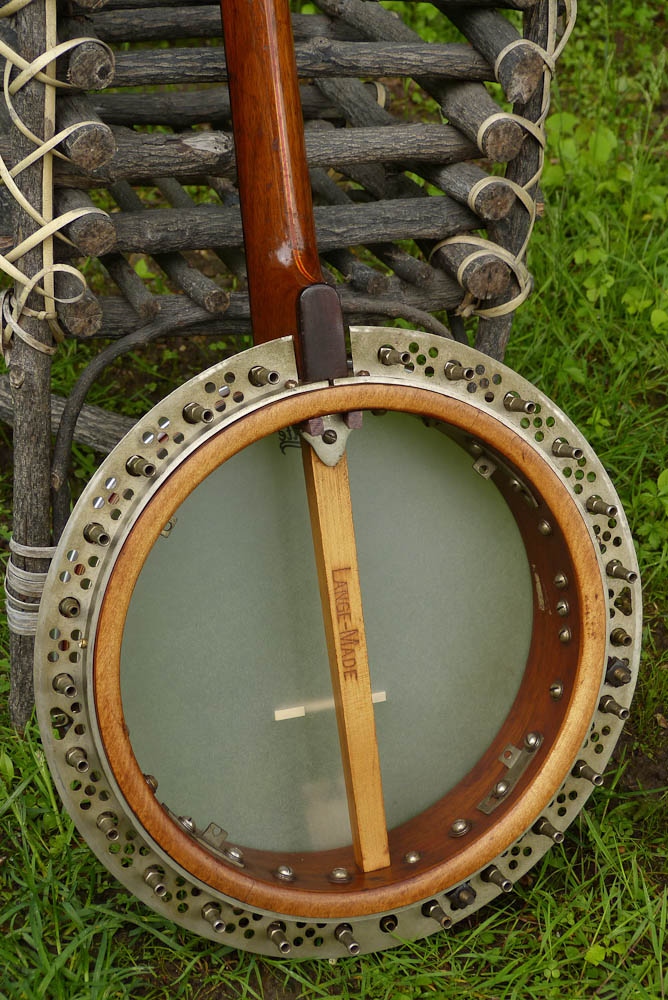 c.1920 Lange-made Banner Blue Resonator Tenor Banjo