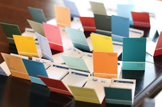 Hardly Housewives: Guest Post: Paint Chip Notebooks