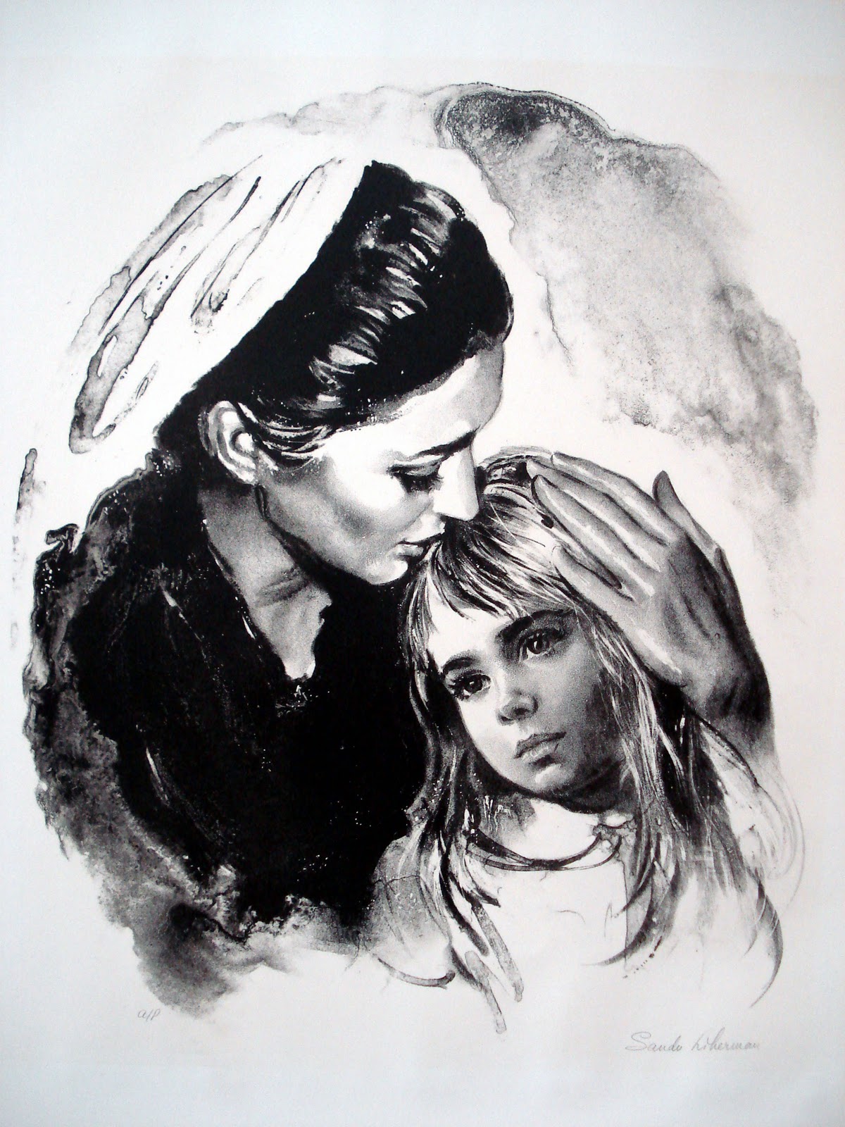 S. Morantz Galleries: Mother and Child by Sandu Liberman