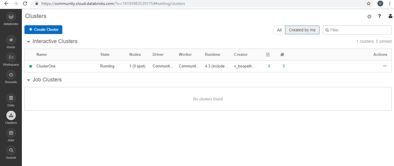 Technical: How to create a new Cluster in Databricks?