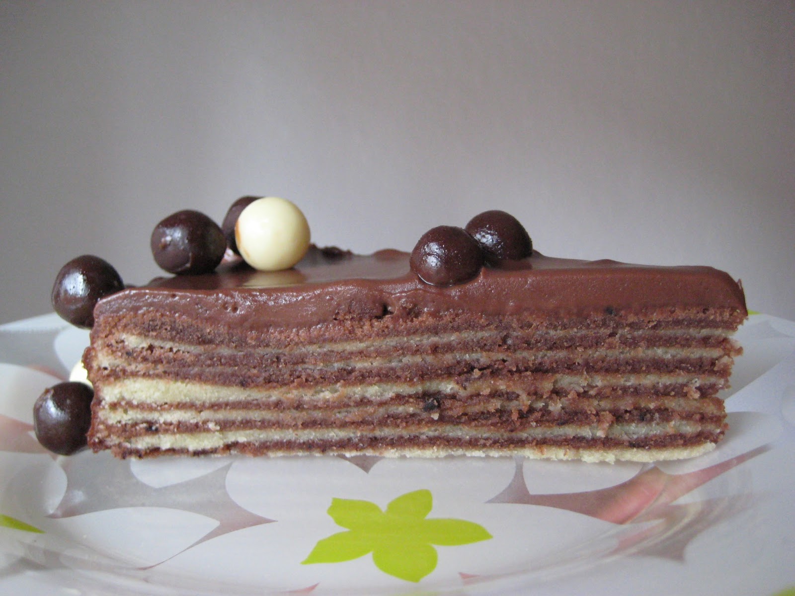Un ángel en mi cocina: Pastel rayado de vainilla y chocolate