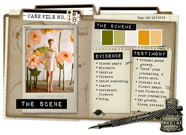 Little Scraps of Magic: Bloom {CSI Case File No. 18}