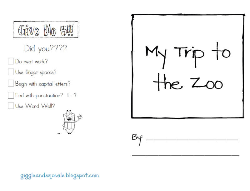 Giggle and Squeals: Zoo Writing