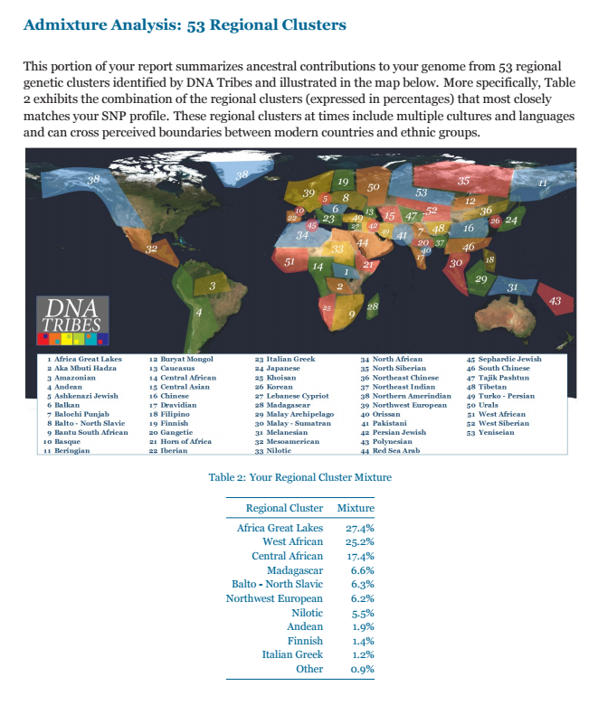 Diaspora Genealogy: My DNA Tribes experience