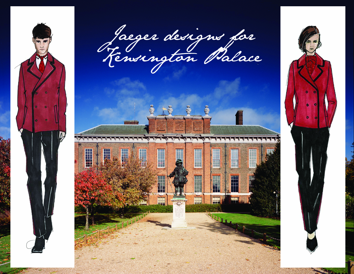 Jaeger designs uniforms for Kensington Palace! - Emily Jane Johnston