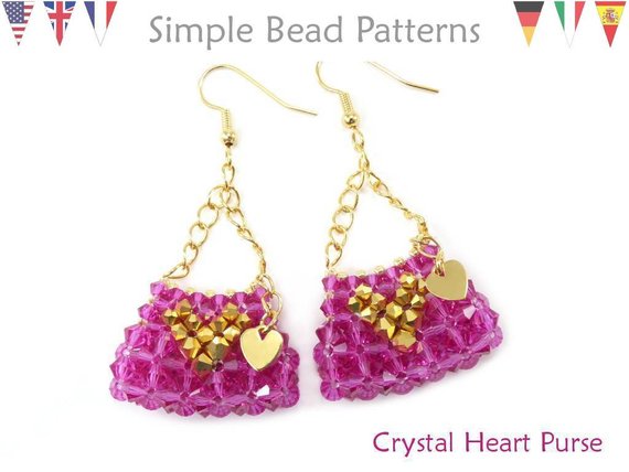 Adorable Beaded Mini Handbag Tutorials / The Beading Gem