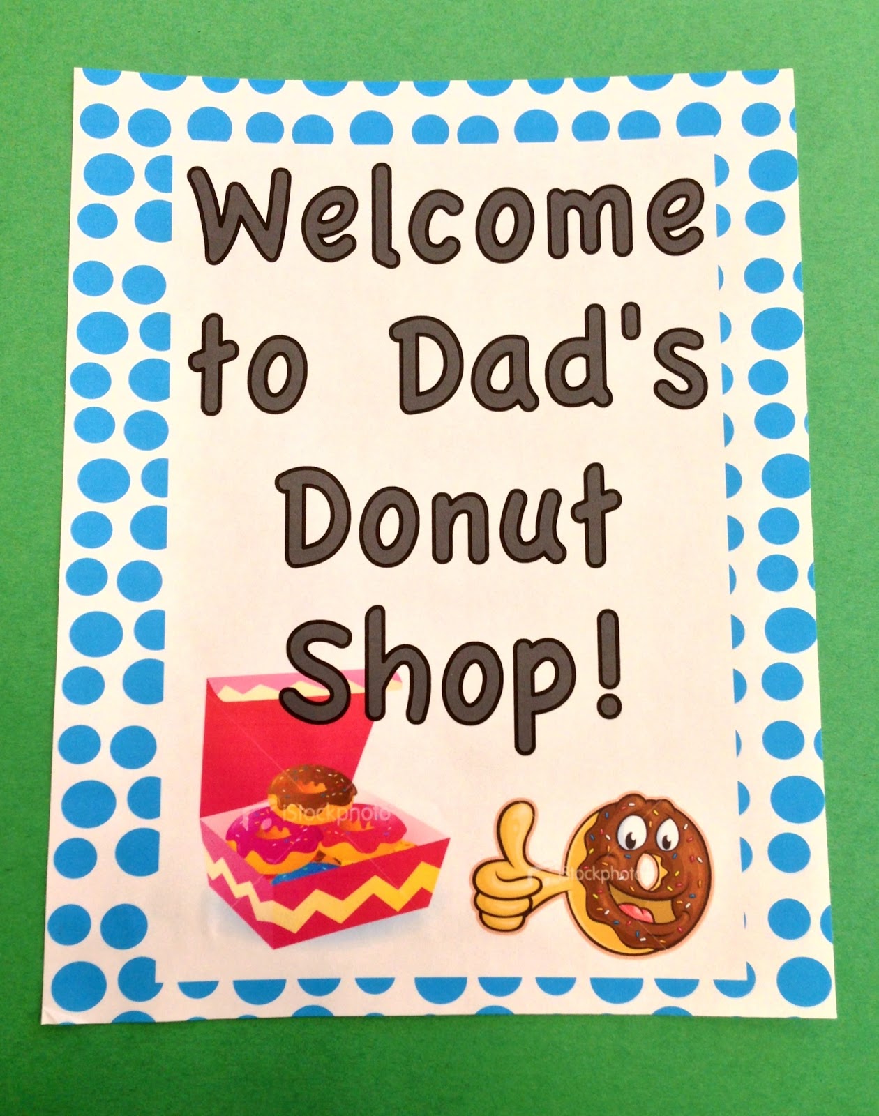 "Dad's Donut Shop!" | Fabulous Finch Facts