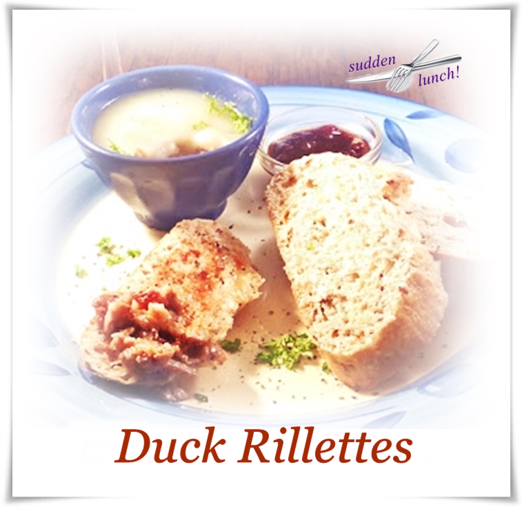 Sudden Lunch! ~ Suzy Bowler: Easy Peasy Duck Rillettes