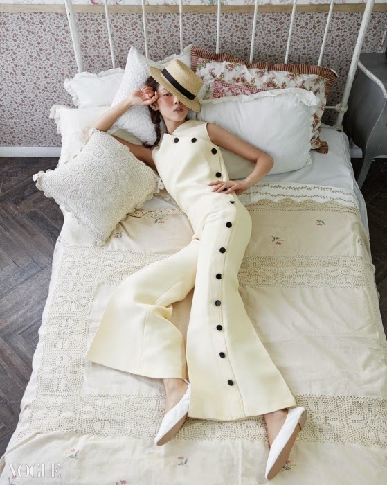 Duchess Dior: "Girls in a Garret" Models in Celine for Vogue Korea ...