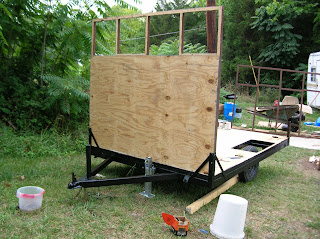Build Your Own Enclosed Trailer Using A Pop-Up Camper Frame: Assembling ...