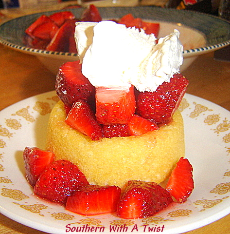 Southern With A Twist: The Hubby's Strawberry Shortcake...