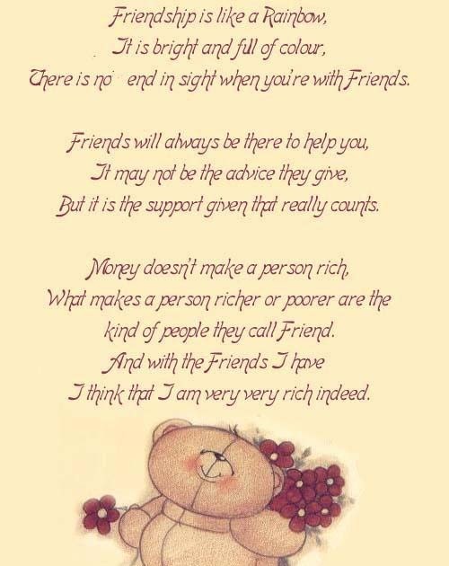Cute Friendship Quotes, Inspiring Friends Poems, Motivational ...