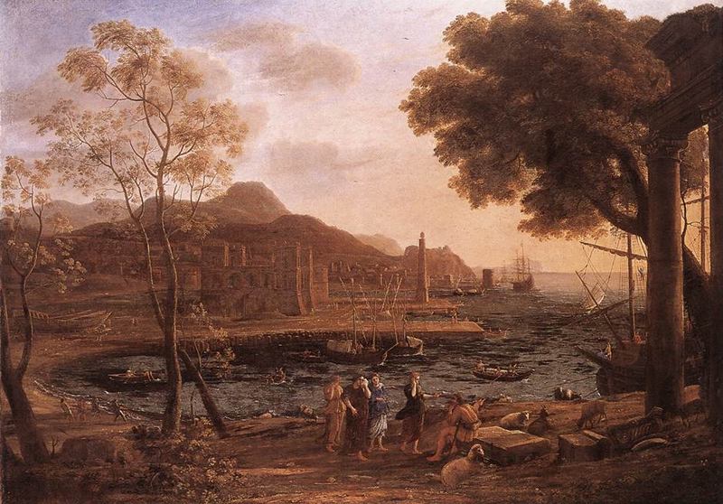 Claude Lorrain (Claudio de Lorena), obras, pinturas, cuadros