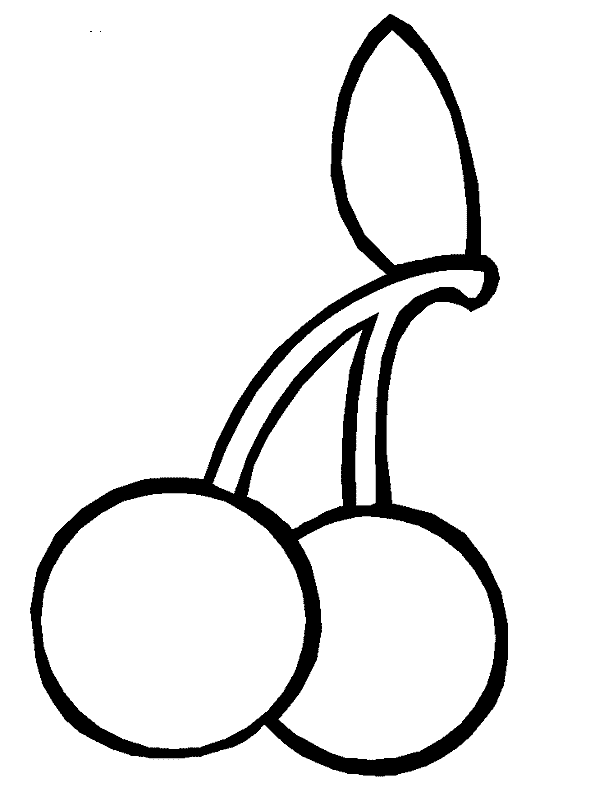 Cherry Pluras / Cherries Coloring Pages Ideas | Learn To Coloring
