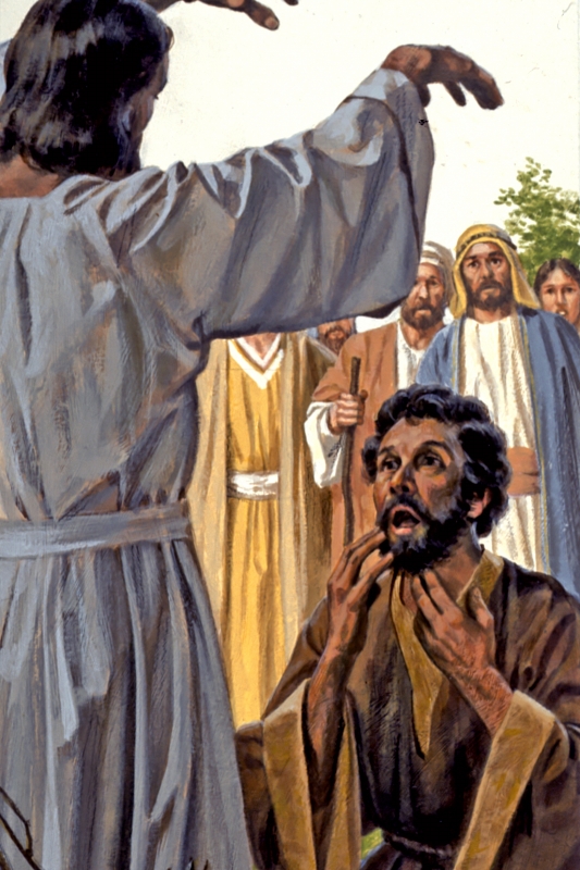 Jesus Christ and Christian Pictures: Jesus Drives Out an Evil Spirit ...