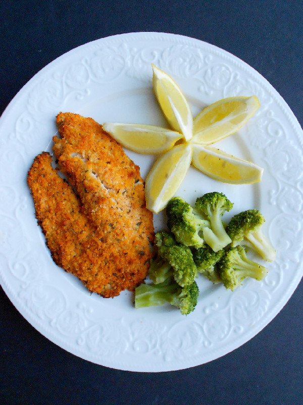 Parmesan-Crusted Tilapia and a Giveaway! - Confessions of a Confectionista
