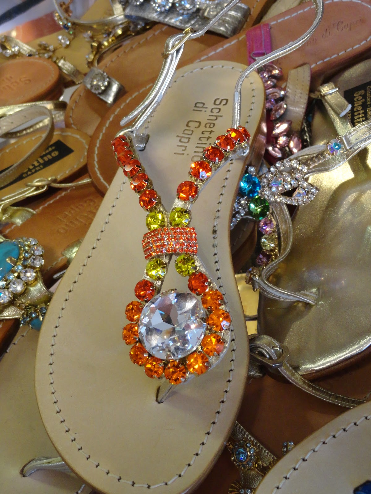 Buying Sandals In Capri - Corinna B's World