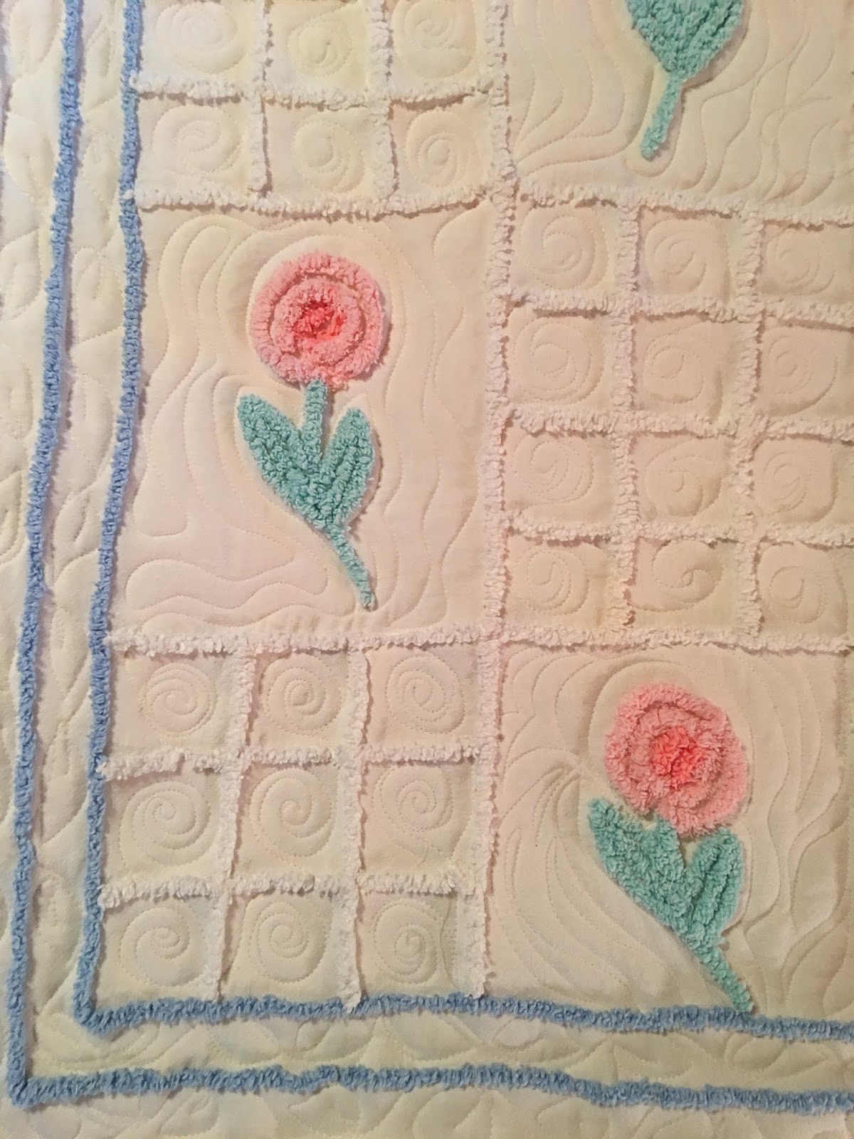 All Things Quilty and Artsy: Chenille Baby Quilt