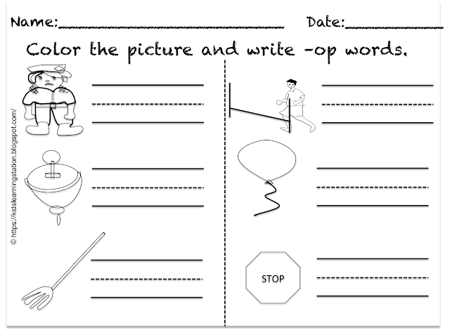 My English Tutor: Short Vowel o (-ob,-od, -og, -op, -ot, -ox words)